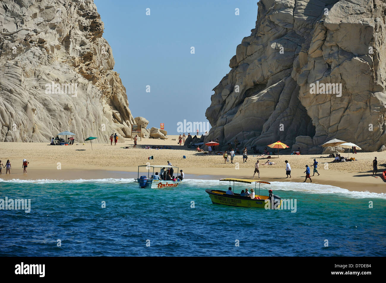 Divorce Beach near Cabo San Lucas, Baja California, Mexico Stock Photo ...