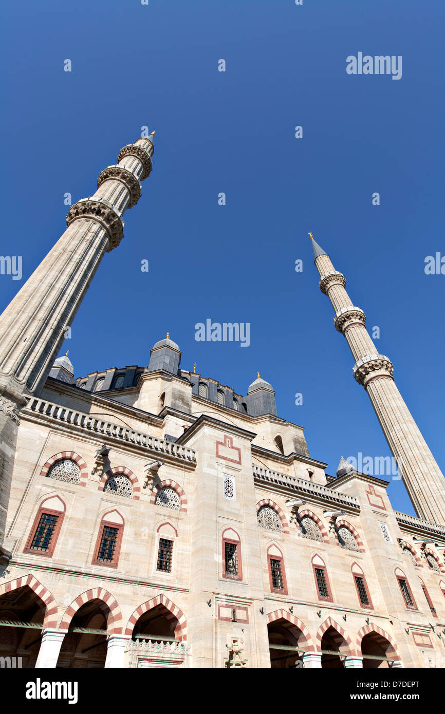 Turkey, Edirne, Selimiye Mosque. The UNESCO World Heritage Site Of The ...