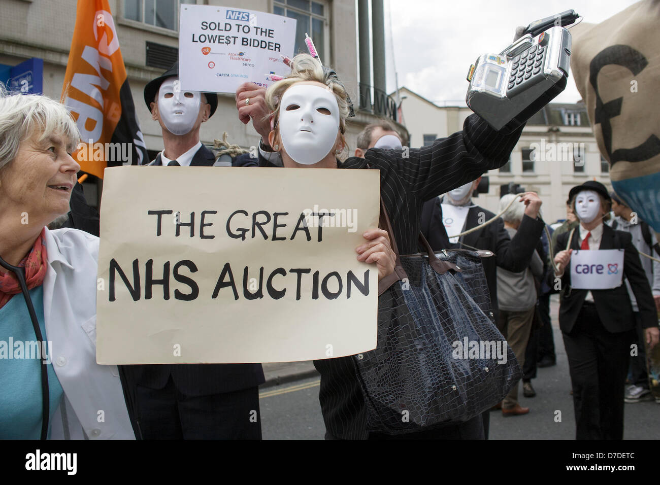 Rally against face mask hi-res stock photography and images - Alamy