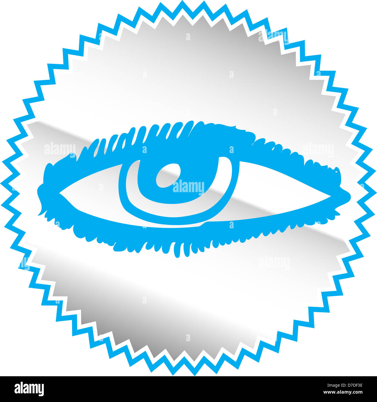 Senses icon set - Vector Illustration Stock Photo - Alamy