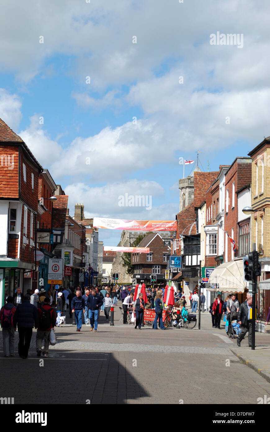 Around Salisbury Cathedral Close Stock Photo - Alamy