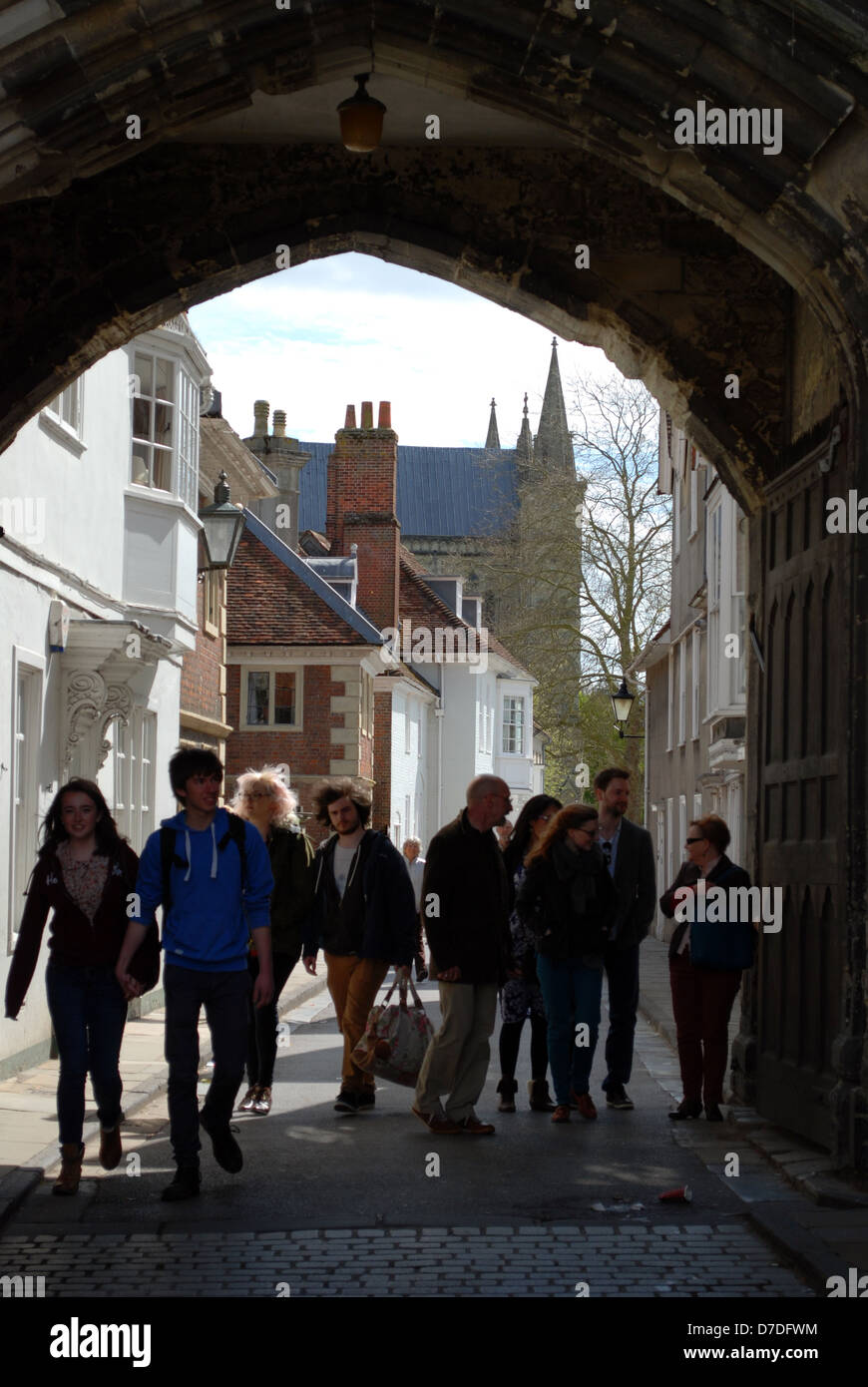 Around Salisbury Cathedral Close Stock Photo - Alamy