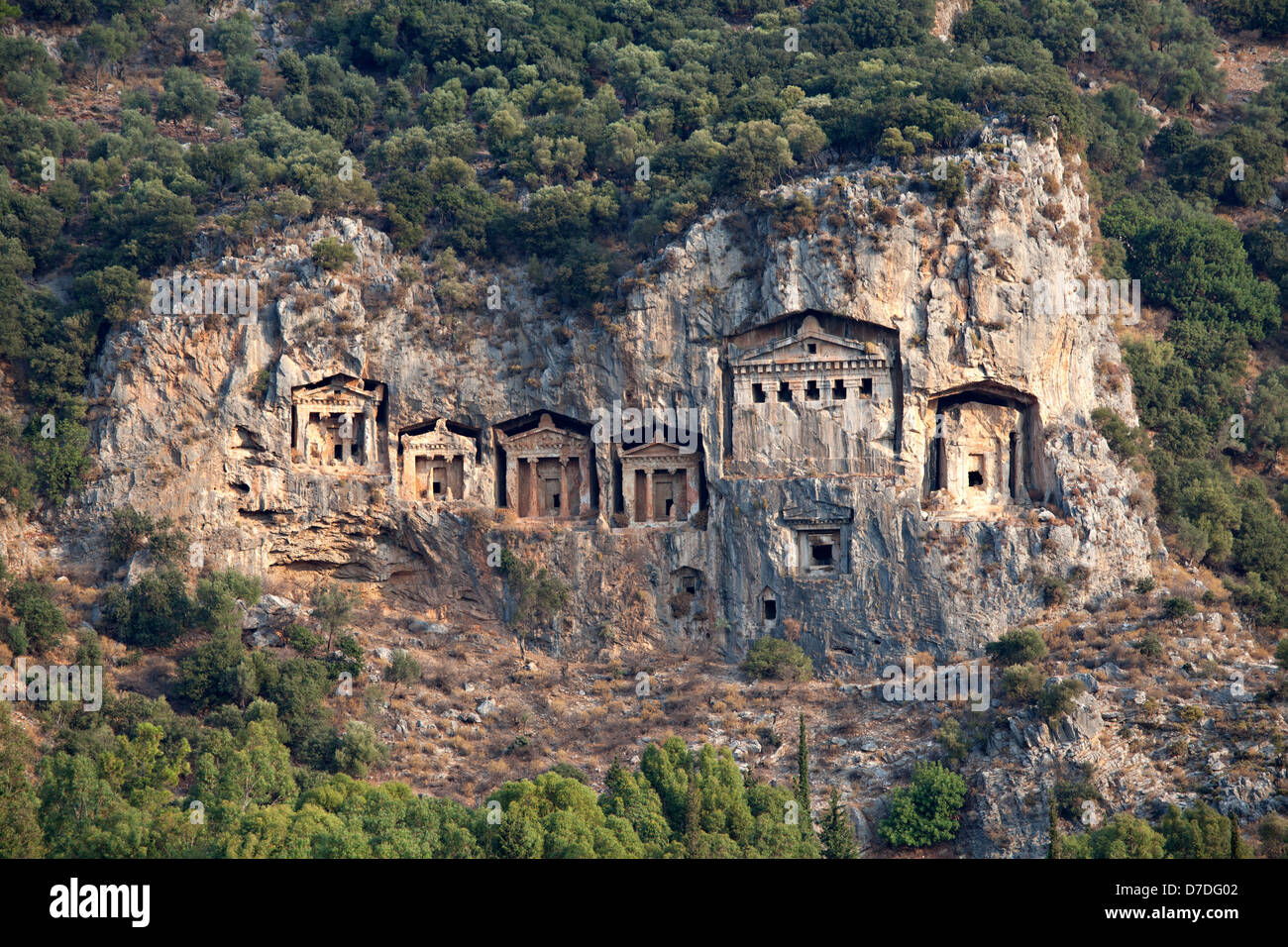 Turkish rock tombs hi-res stock photography and images - Alamy