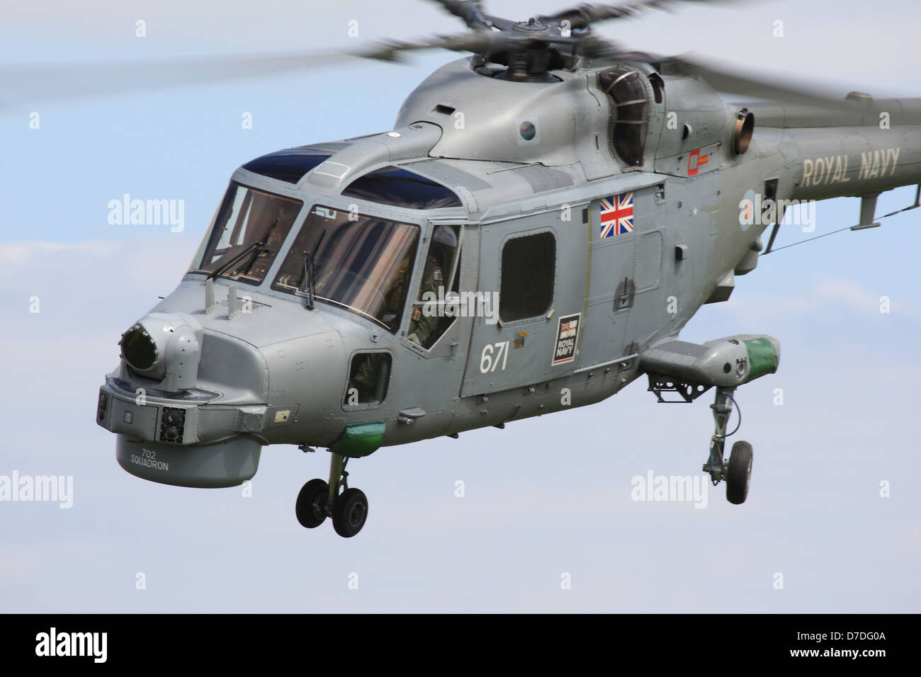 XZ726 Fleet Air Arm westland Lynx HAS2 702 Sqn Royal Navy helicopter on ...