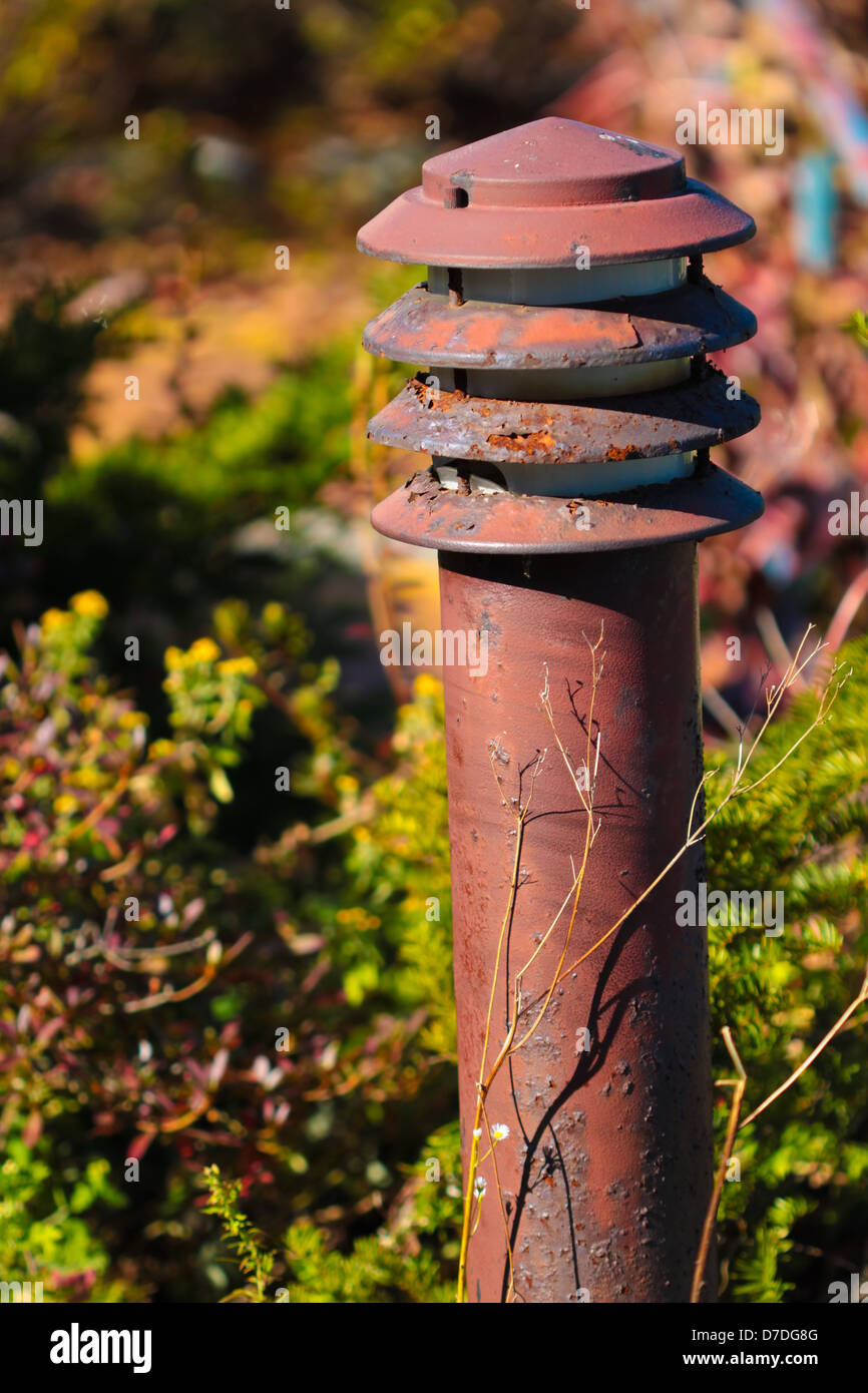 Modern garden rust metal hi-res stock photography and images - Alamy