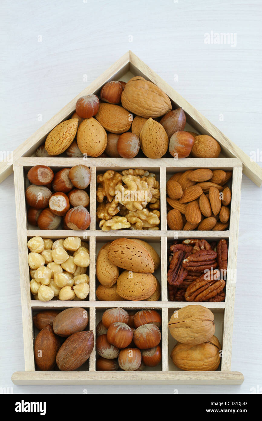 Box of nuts hi-res stock photography and images - Alamy