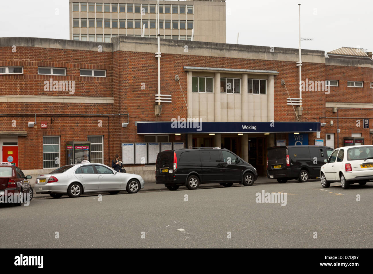 Woking railway station south exit Stock Photo - Alamy