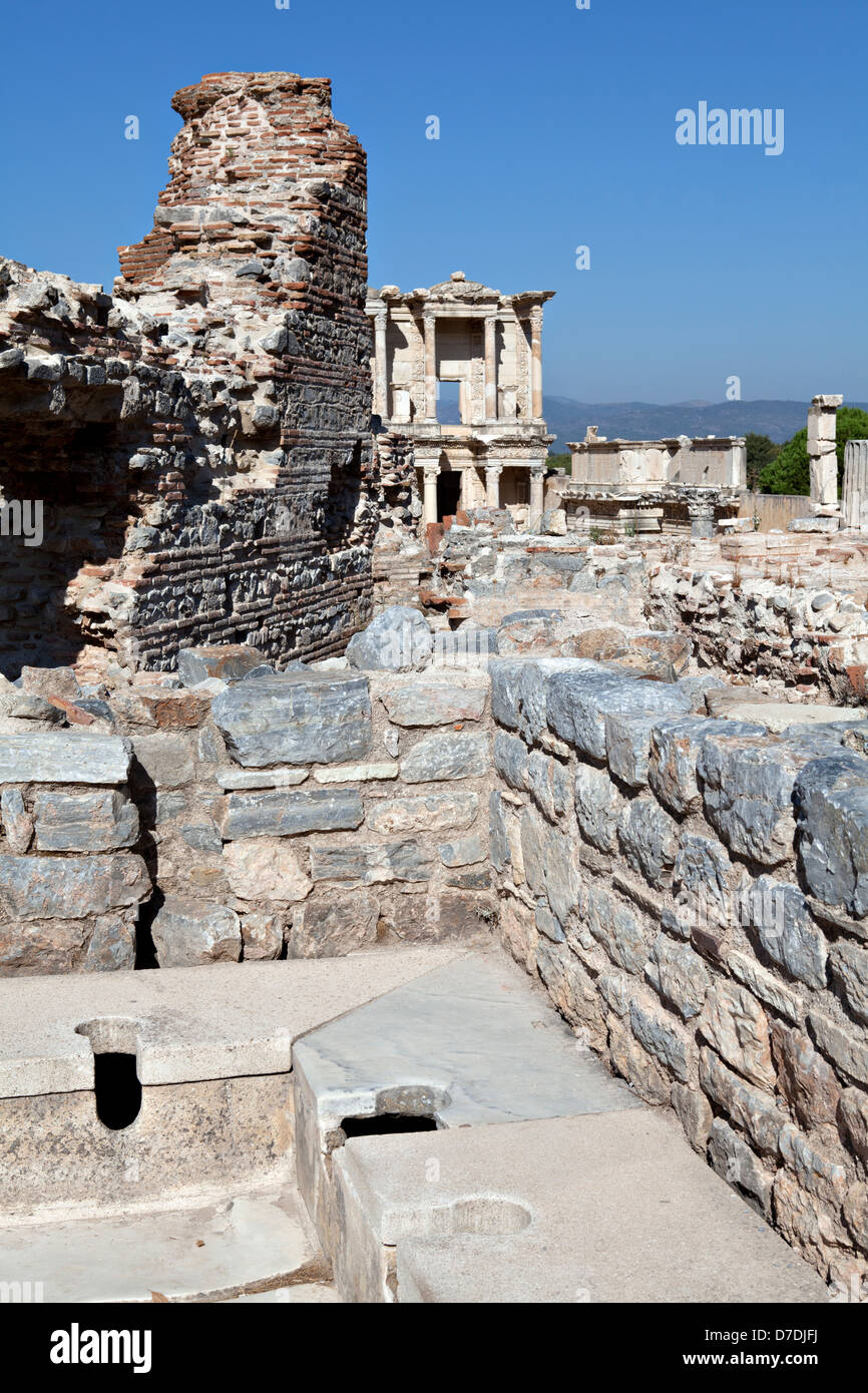 Ancient toilet in ephesus hi-res stock photography and images - Alamy