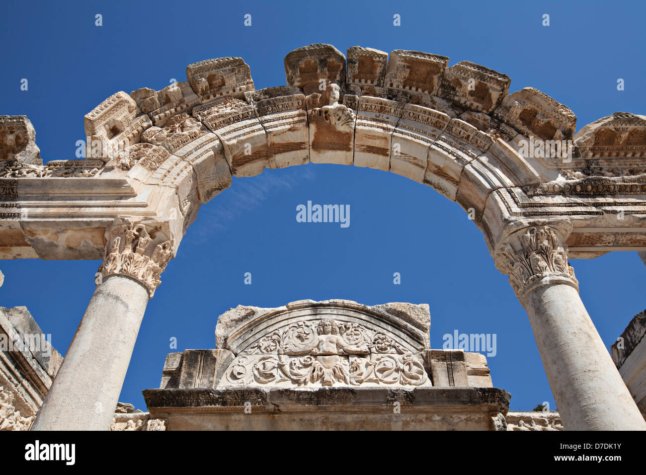 Hadrian's Temple, Ephesus, Izmir, Turkey Stock Photo - Alamy