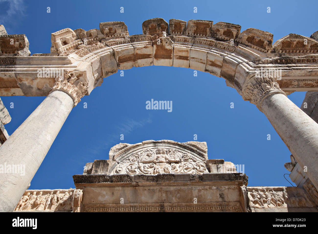 Hadrian's Temple, Ephesus, Izmir, Turkey Stock Photo - Alamy