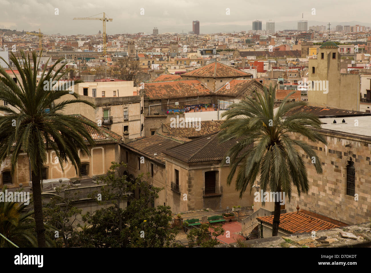 Old city, Gothic quarter - Barcelona, Spain Stock Photo - Alamy
