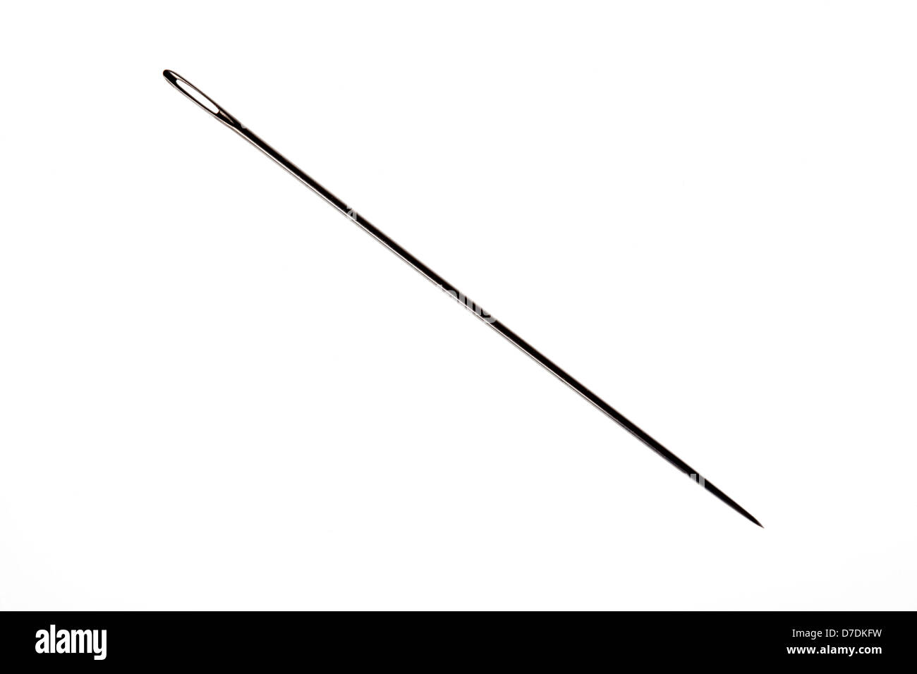 Macro view of a sewing needle Stock Photo - Alamy