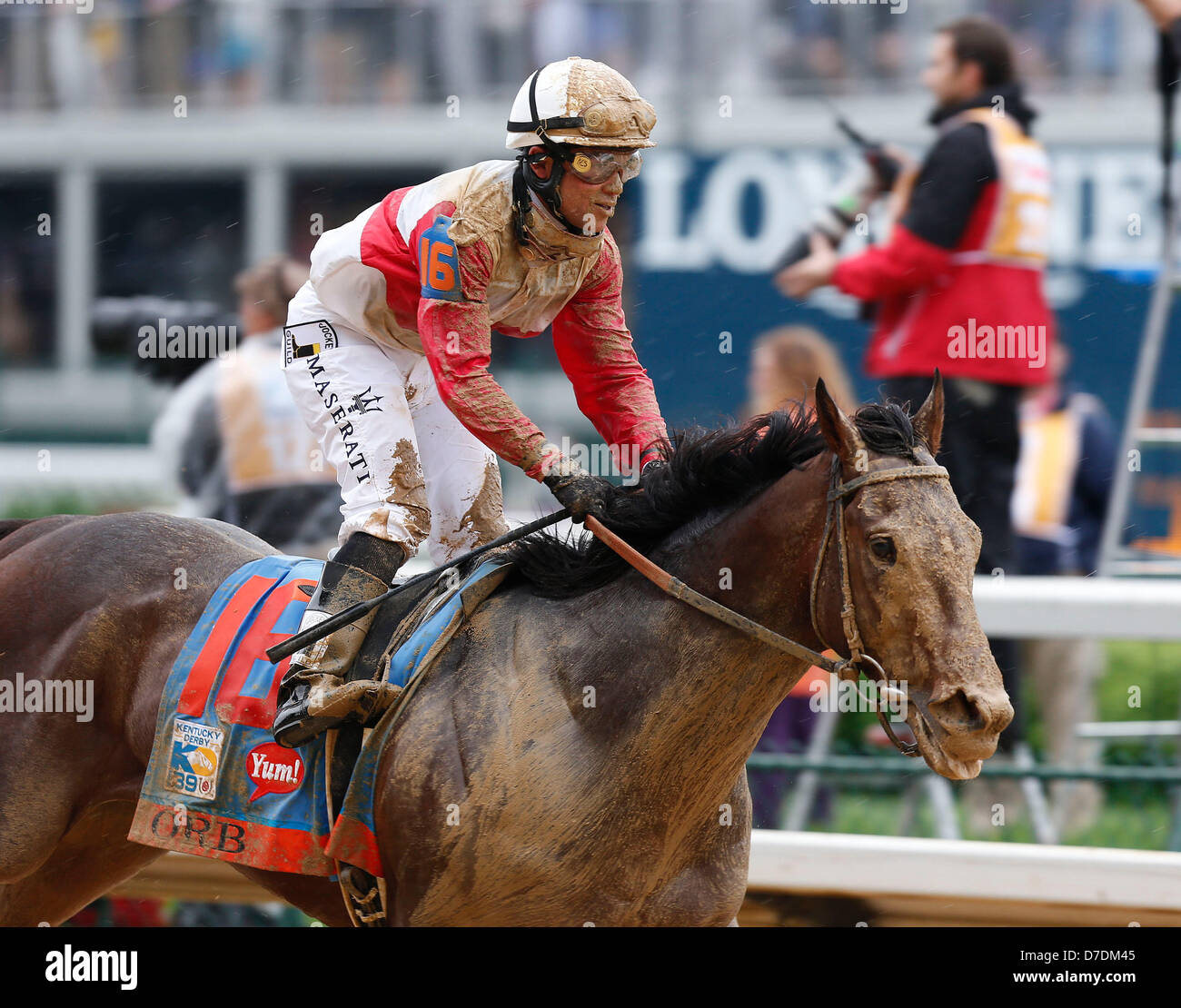 May 4, 2013 - Louisville, Ky, USA - Orb with Joel Rosario up won the ...