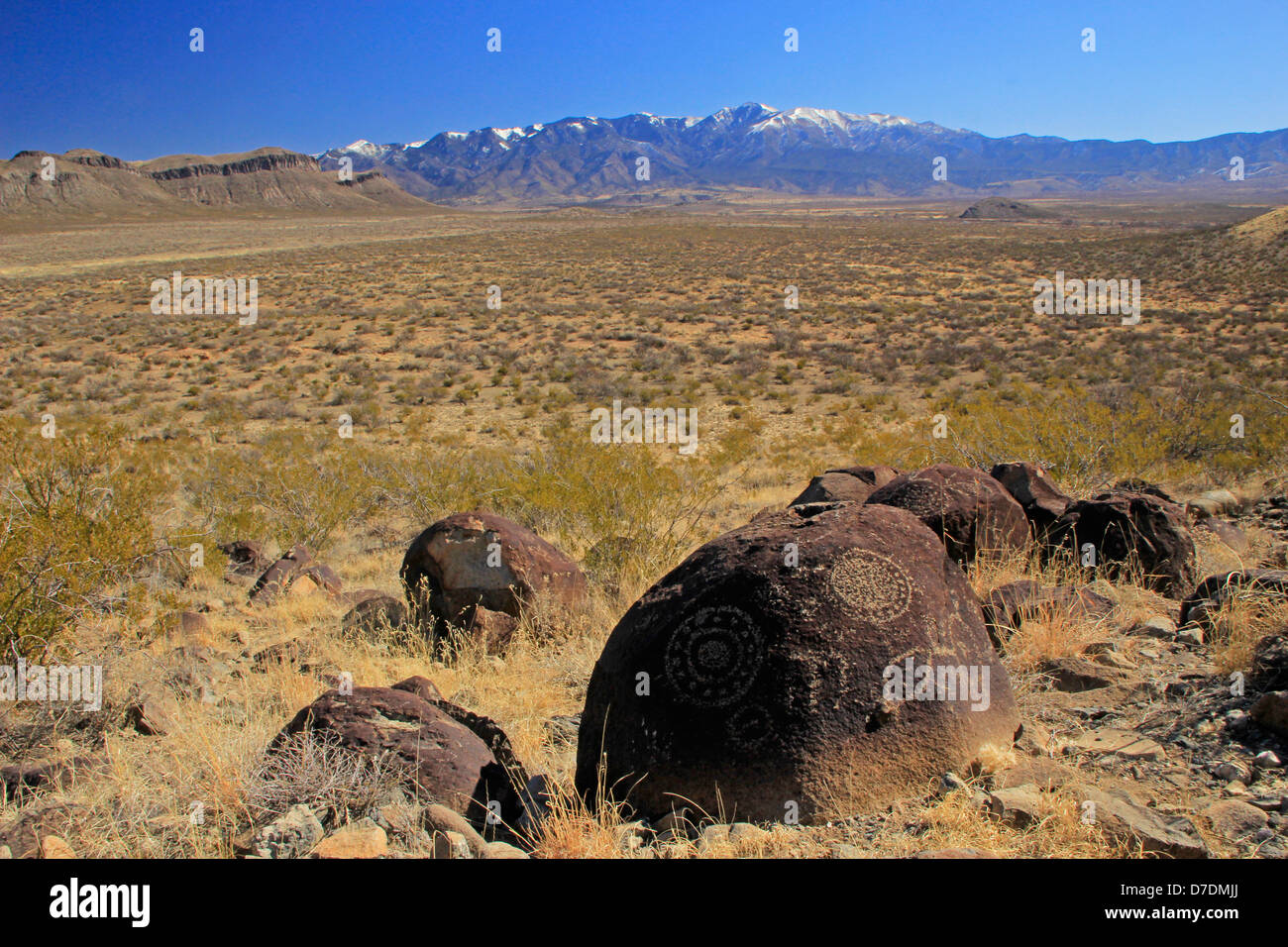 Three Rivers Petroglyph Site, New Mexico, USA Stock Photo - Alamy