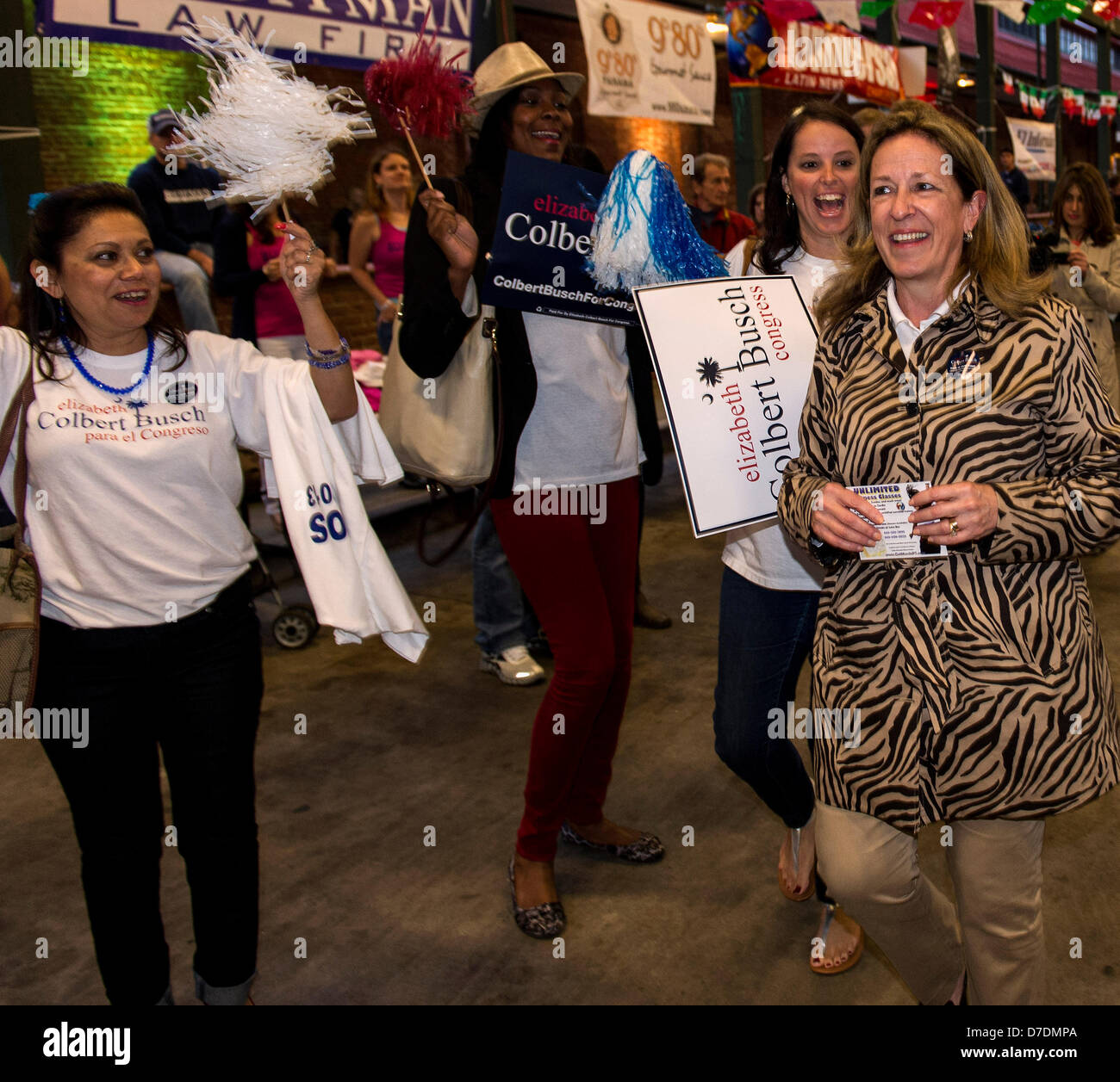 Charleston, South Carolina, USA. 4th May, 2013. ELIZABETH COLBERT BUSCH ...