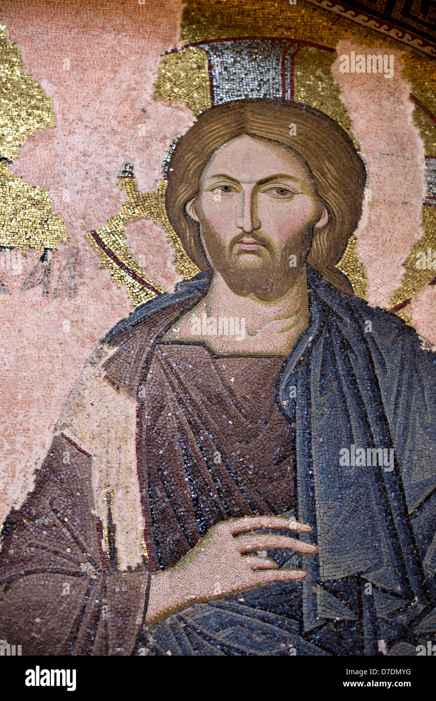 Jesus Christ, Chora Church, Istanbul, Turkey Stock Photo - Alamy