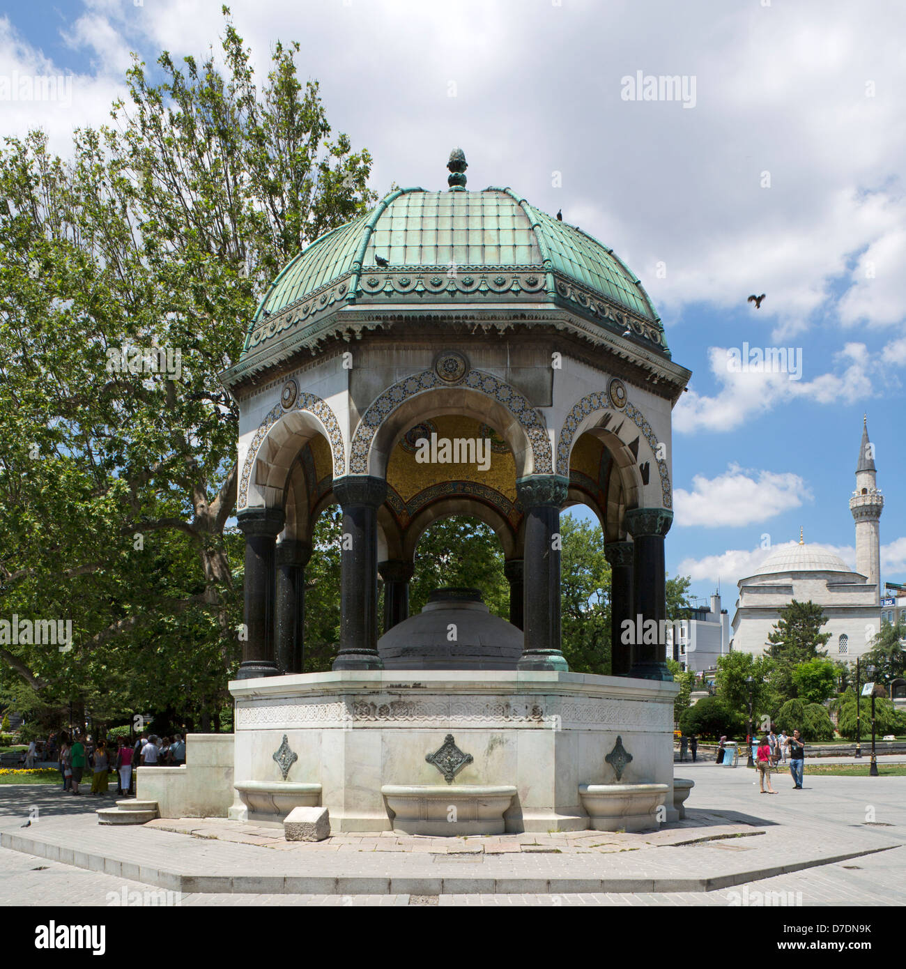 German fountain in Sultanahmet district of Istanbul, Turkey Stock Photo ...
