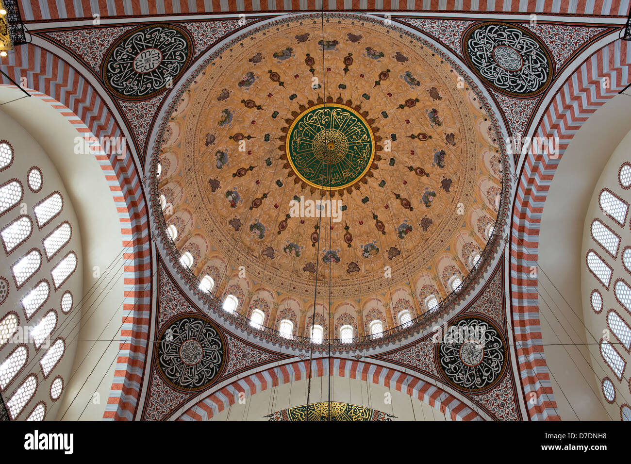 Dome patterns of Suleymaniye Mosque, Istanbul, Turkey Stock Photo - Alamy