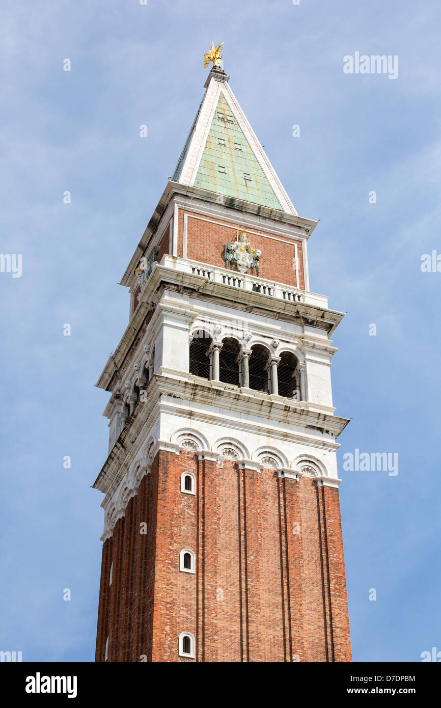 St Mark's Campanile is the bell tower of St Mark's Basilica in Venice ...