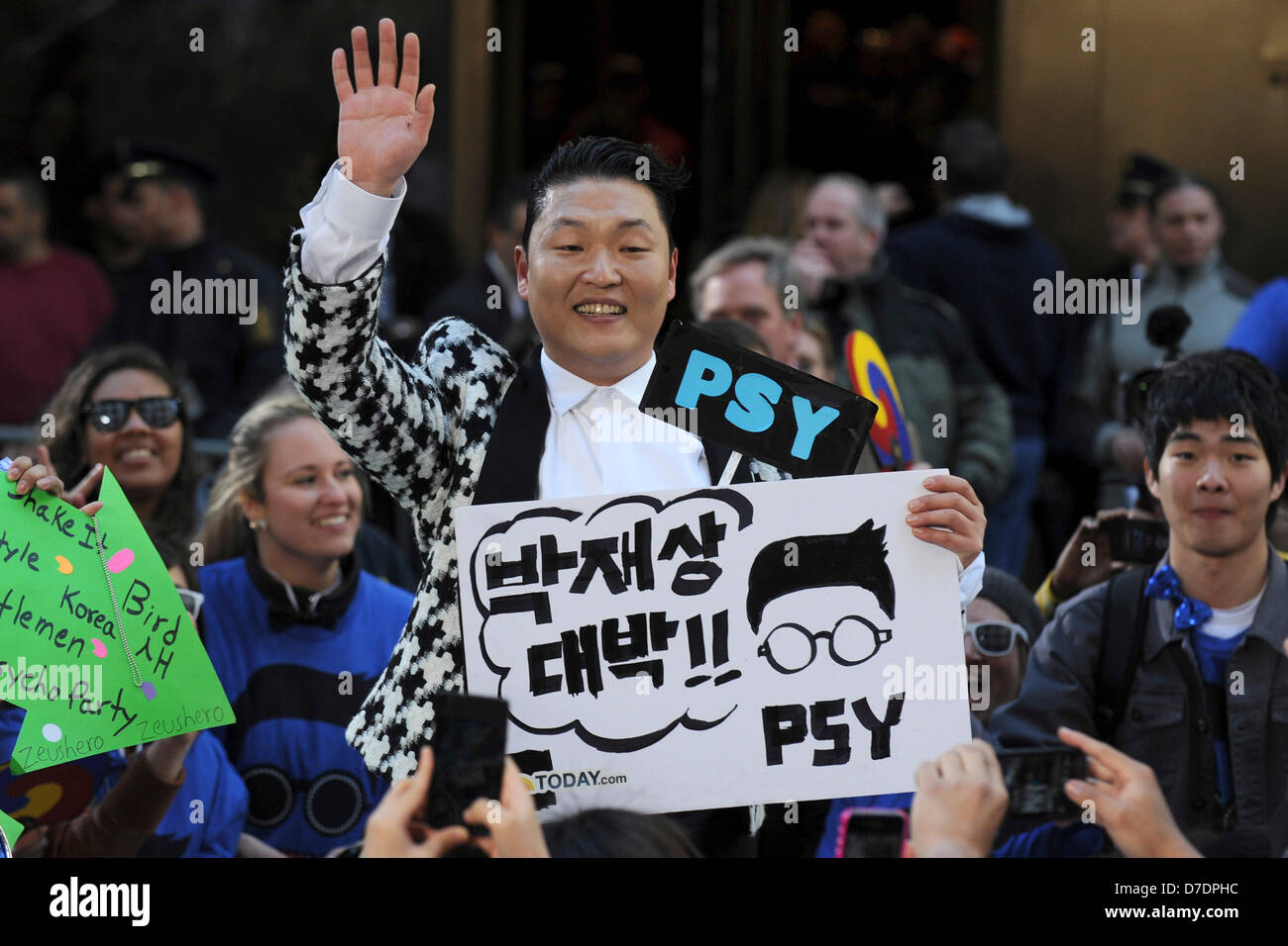 Korean Pop singer Psy Performs On NBC's 'Today Show' at Rockefeller ...