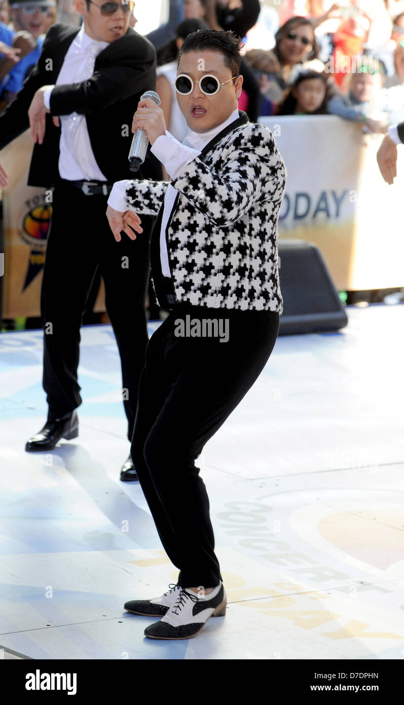Korean Pop singer Psy Performs On NBC's 'Today Show' at Rockefeller ...