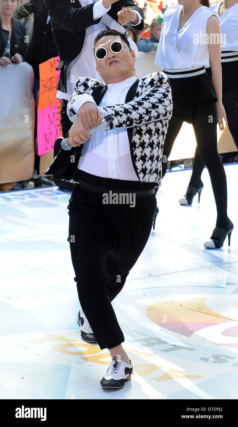Korean Pop singer Psy Performs On NBC's 'Today Show' at Rockefeller ...