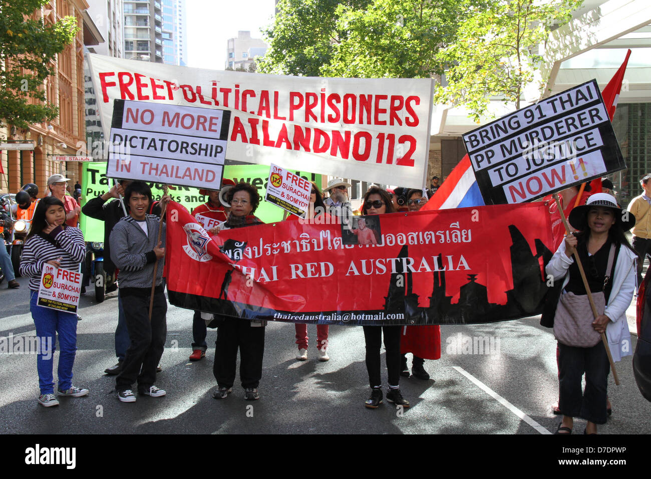 Sydney, NSW, Australia. 5 May 2013. Trade Unions and various other ...
