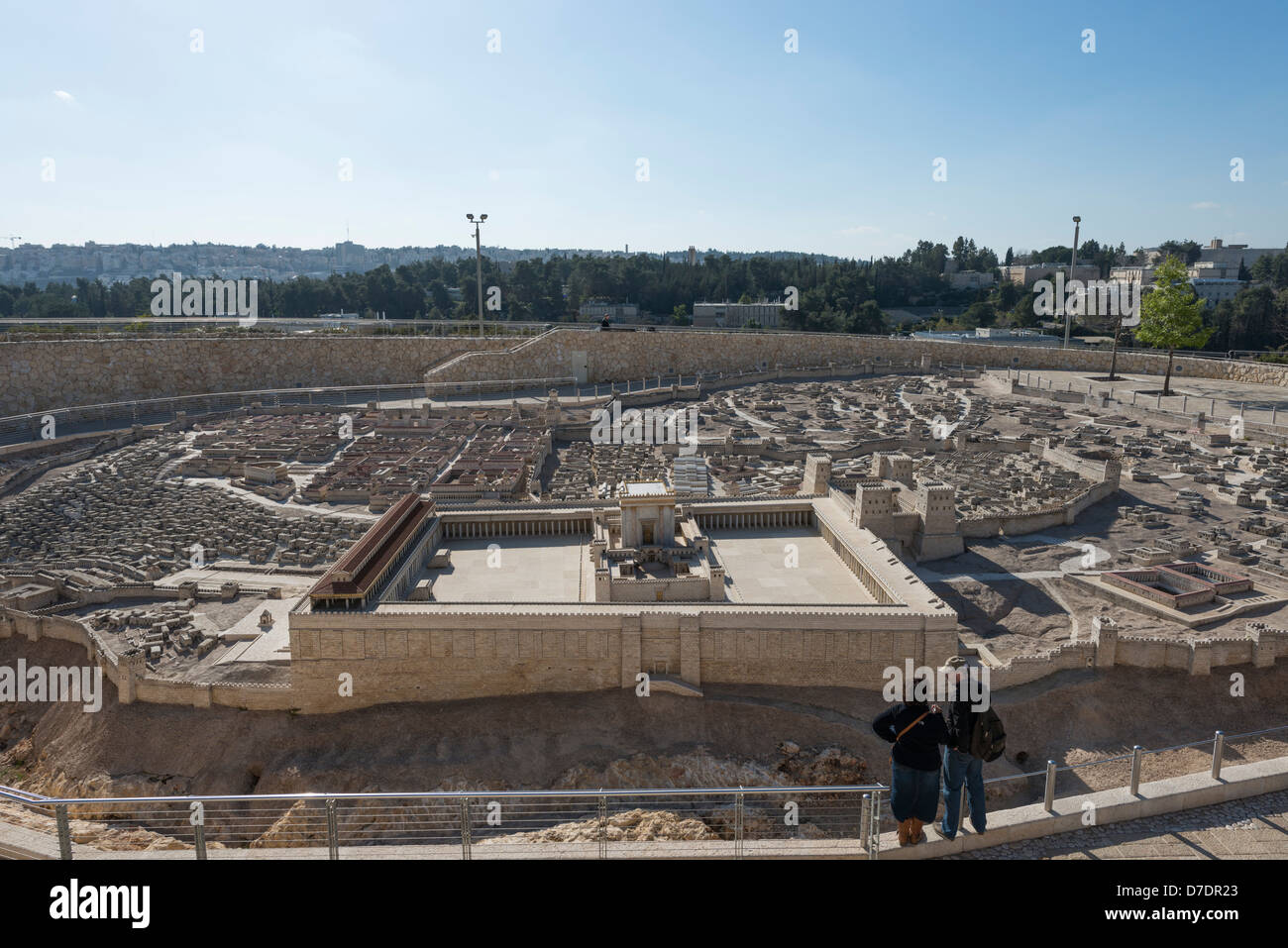 Model of ancient Jerusalem at the Israel Museum, Jerusalem, where the ...