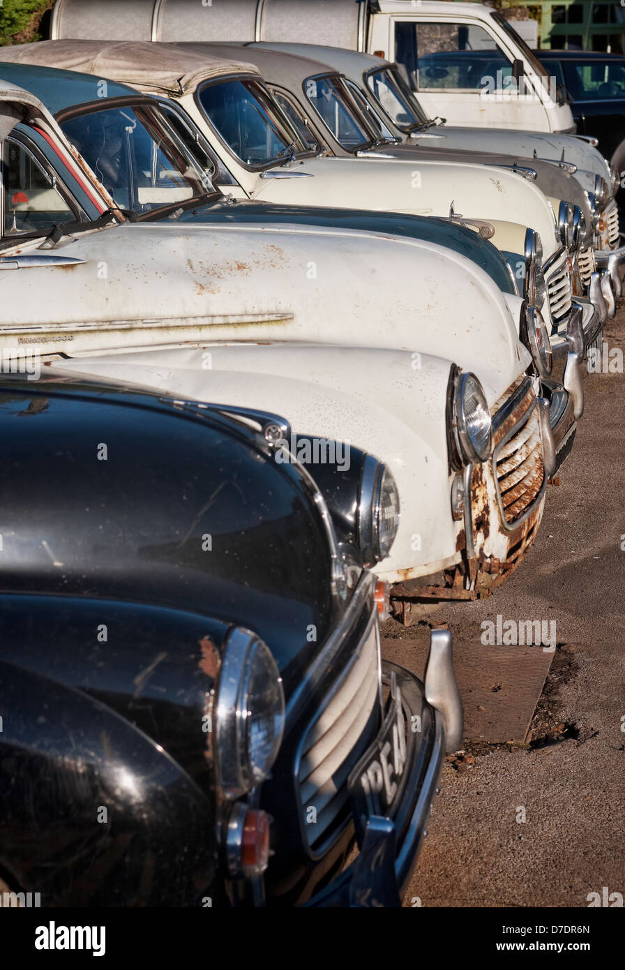 Old Morris Minor Cars for Restoration Stock Photo - Alamy
