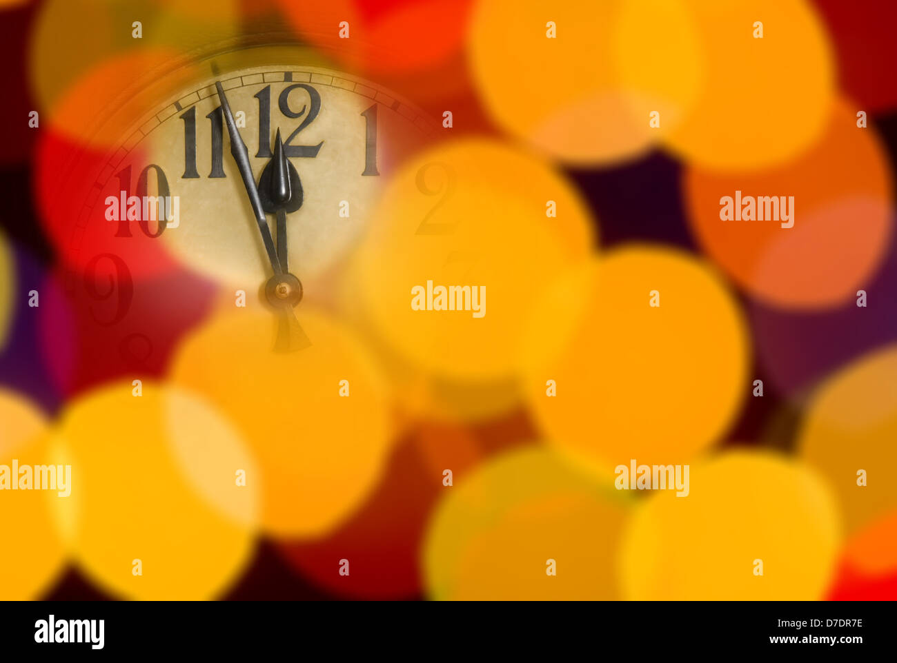 new year clock Stock Photo - Alamy