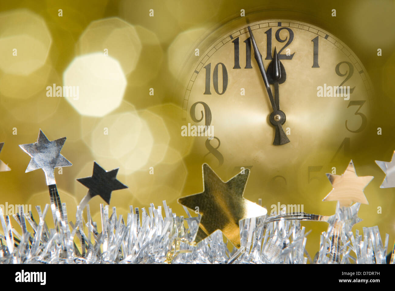 new year clock Stock Photo - Alamy