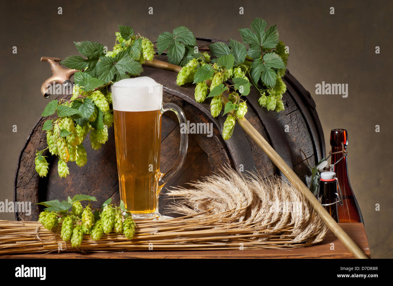 still life with beer Stock Photo - Alamy