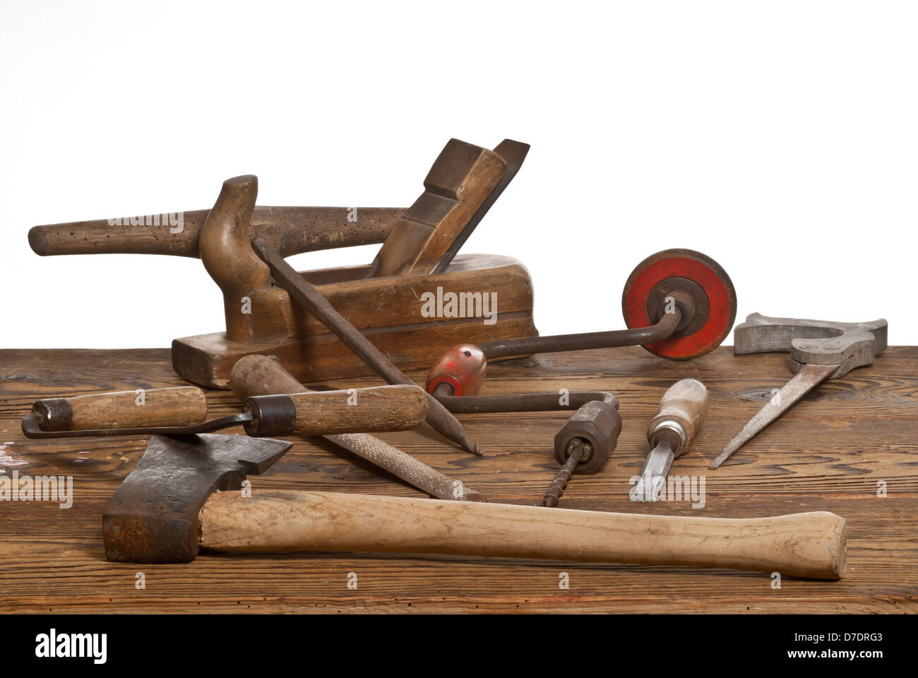 Old auger old wood drill hi-res stock photography and images - Alamy