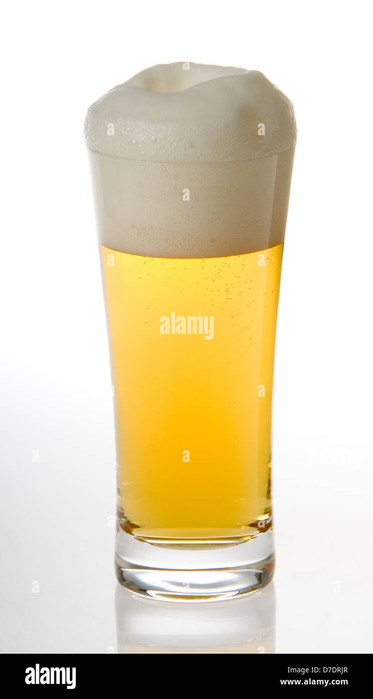 Jug pint of beer glass ale bitter suds lager hi-res stock photography ...