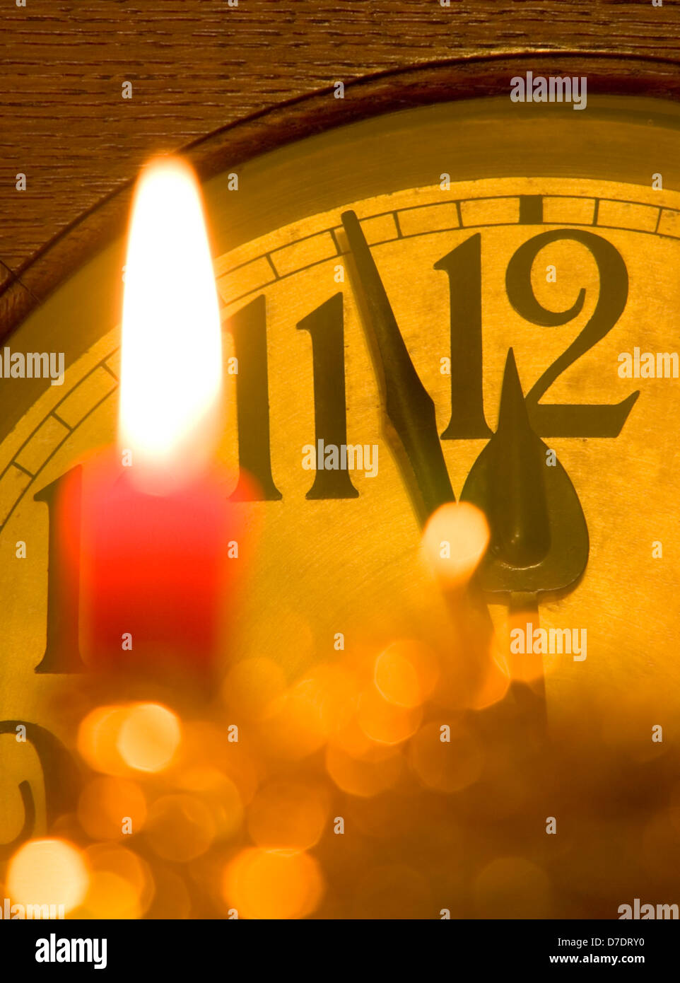 new year clock Stock Photo - Alamy