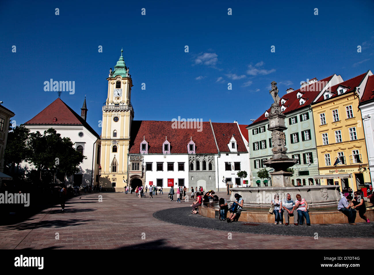 Hlavne Namestie, Bratislava, Slovakia Stock Photo - Alamy