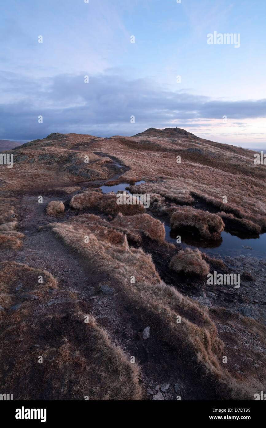 Place Fell summit at dawn Stock Photo - Alamy