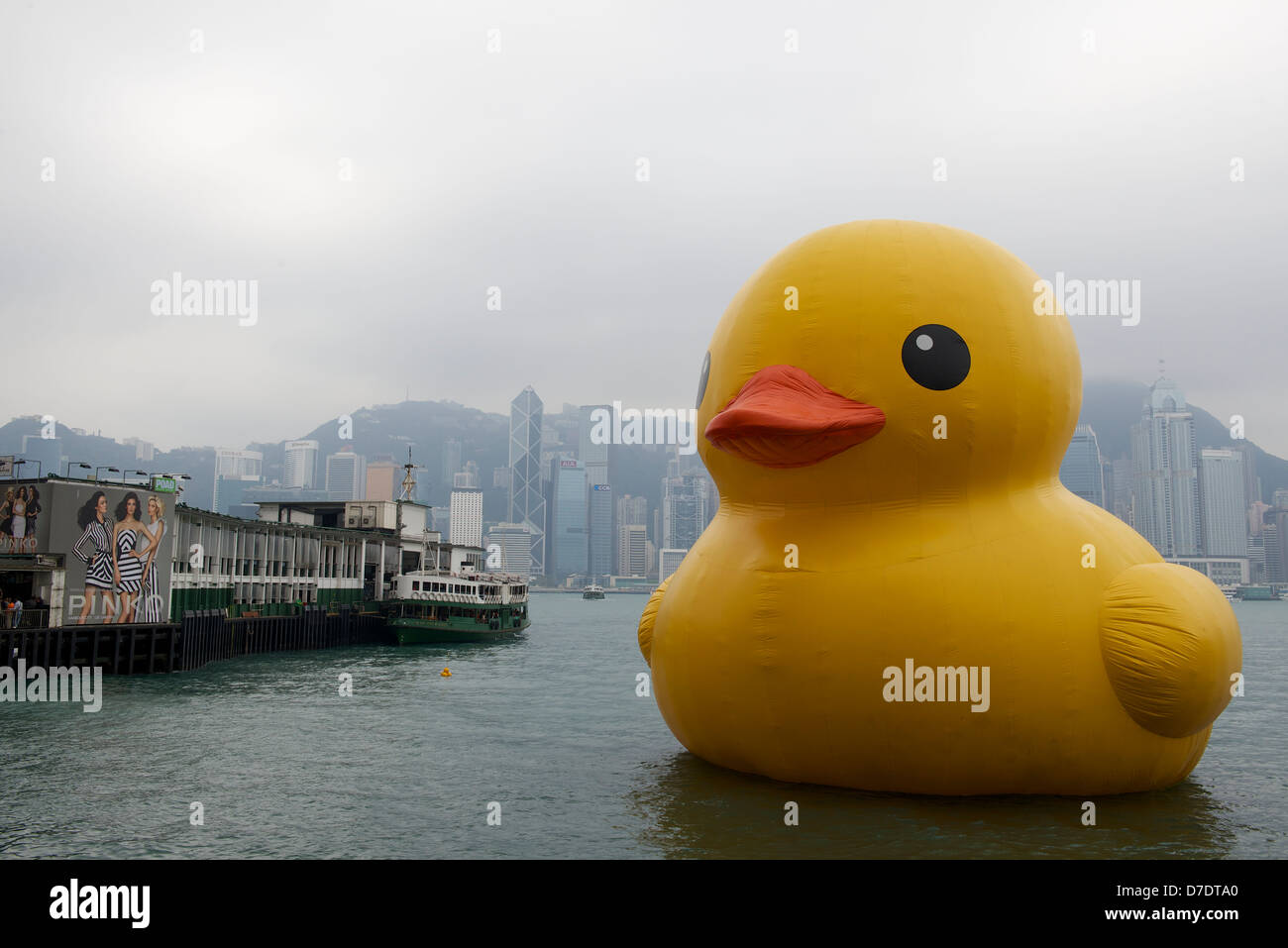 The Rubber Duck Project in Hong Kong. Created by FLORENTIJN HOFMAN. The ...