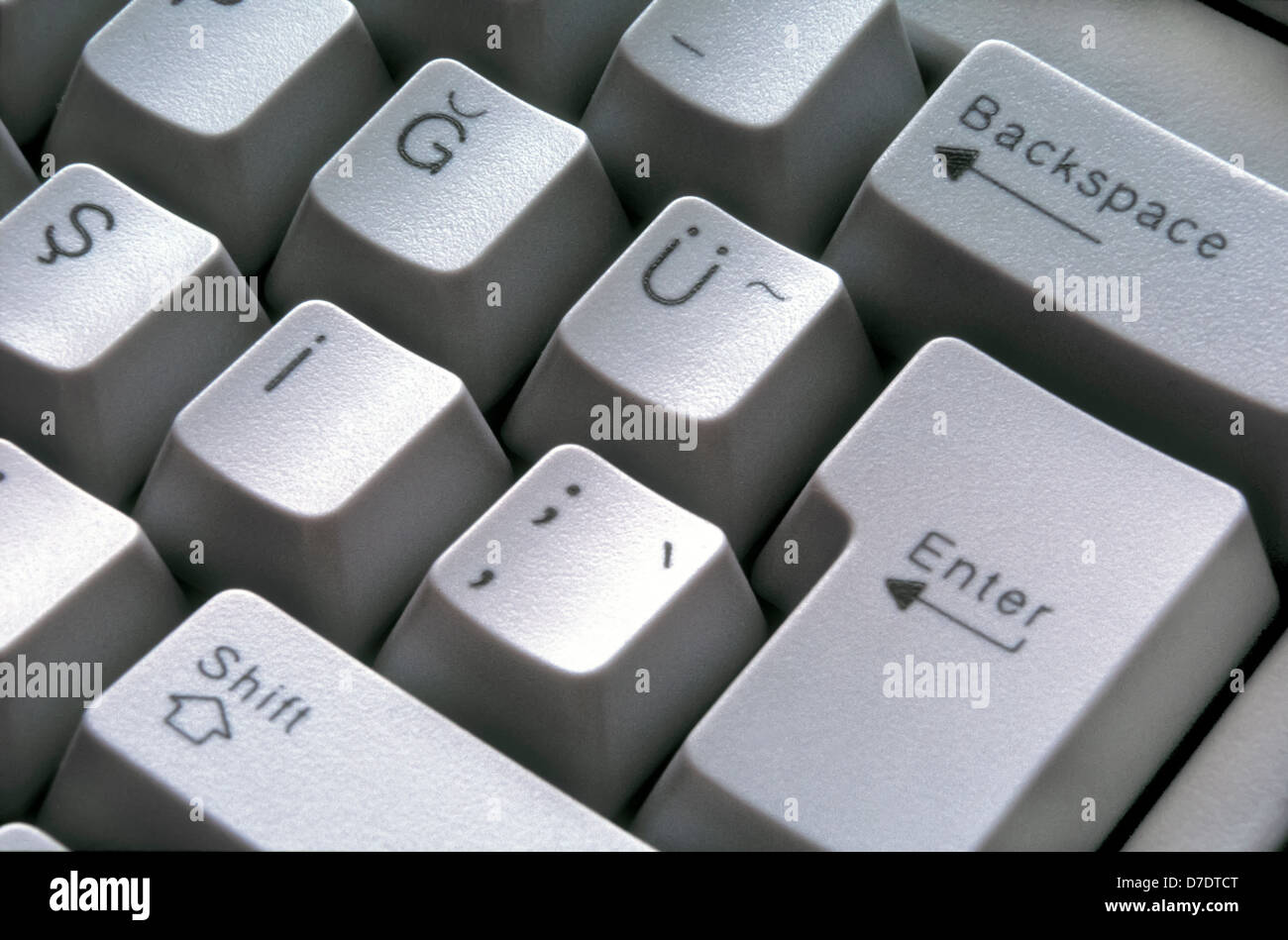 Turkish letters in keyboard Stock Photo - Alamy