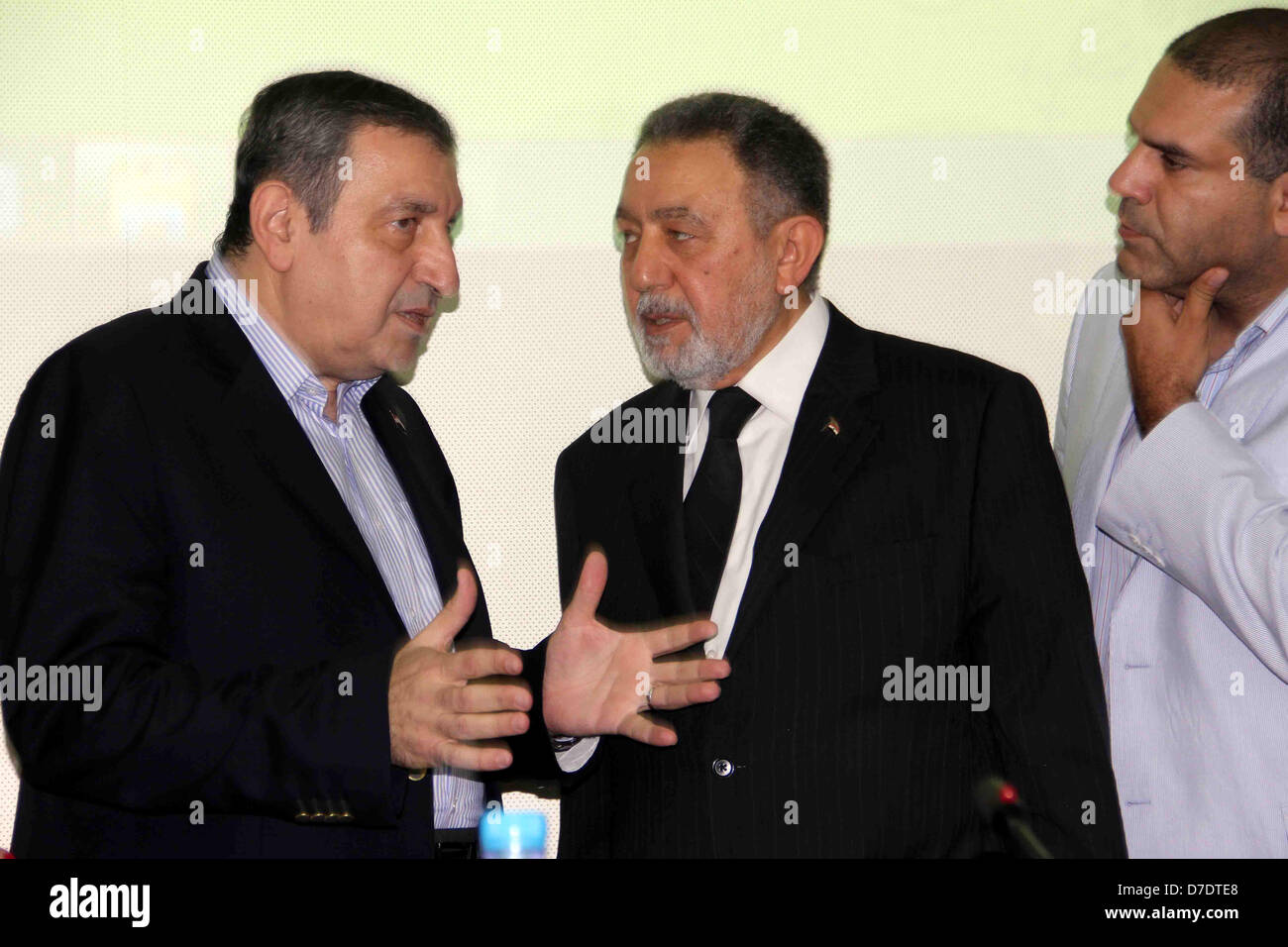 Cairo, Egypt. 4th May, 2013. Essam Sharaf, the former Egyptian Prime ...