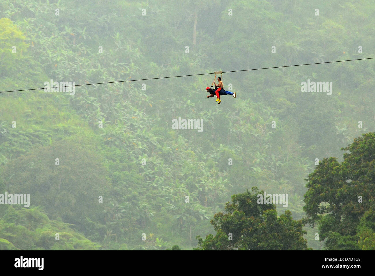 NORTH COTABATO, PHILIPPINES, 5TH MAY 2013 - Local tourist enjoy the ...
