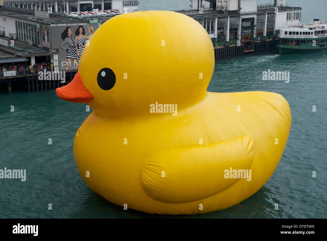 The Rubber Duck Project in Hong Kong. Created by FLORENTIJN HOFMAN. The ...