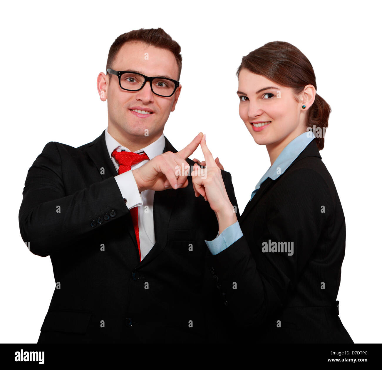 Two index fingers touching hi-res stock photography and images - Alamy