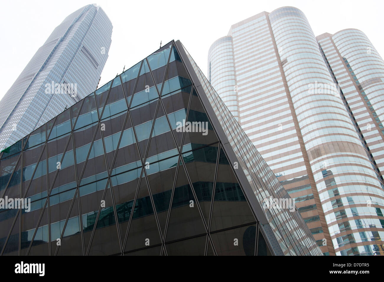 The newly rebuilt Forum building in Exchange Square, Central Stock ...