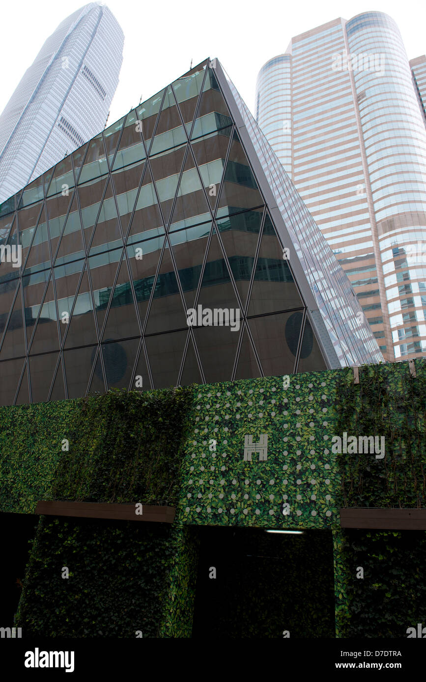 The newly rebuilt Forum building in Exchange Square, Central Stock ...