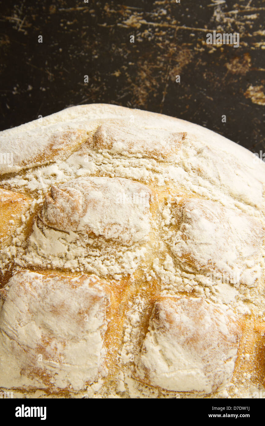 English Artisan Boule Bread close up Stock Photo - Alamy