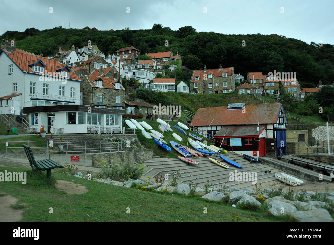 Runwick bay seaside village people on hi-res stock photography and ...