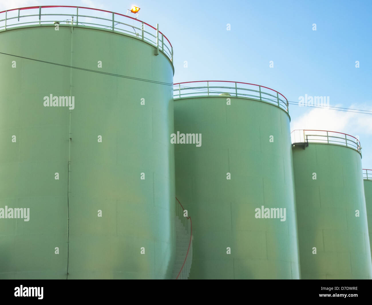 Fuel storage facility Stock Photo - Alamy