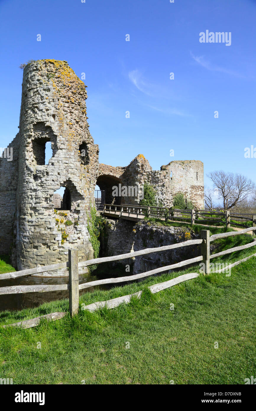 Pevensey Castle ruins East Sussex England UK GB Stock Photo - Alamy