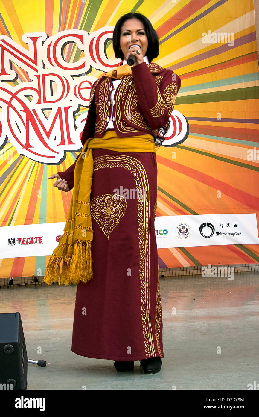 Tokyo, Japan. 5th May, 2013. The Mexican singer Fabiola Jaramillo ...